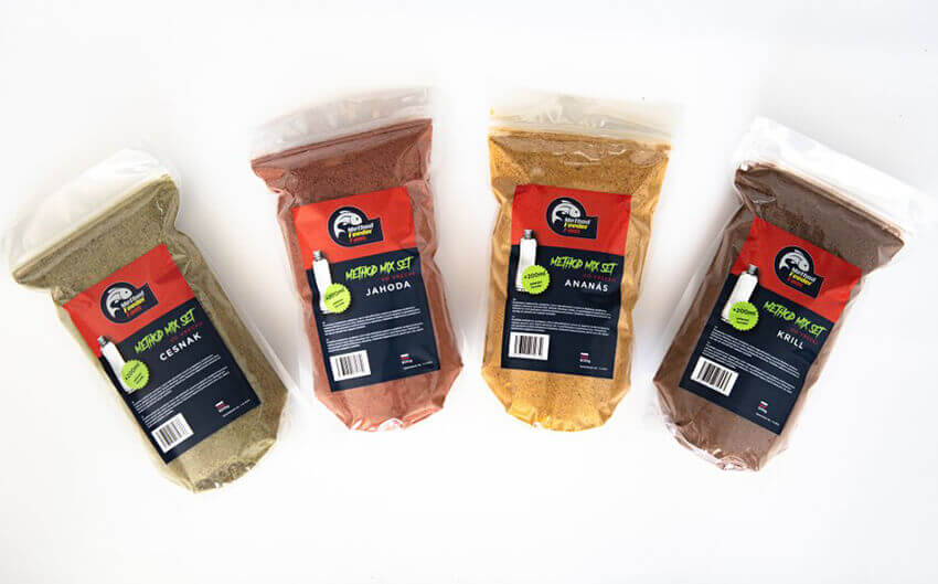 Method mix Method Feeder Fans Set 600 g + 200 ml zálievka | OKfish.cz ...