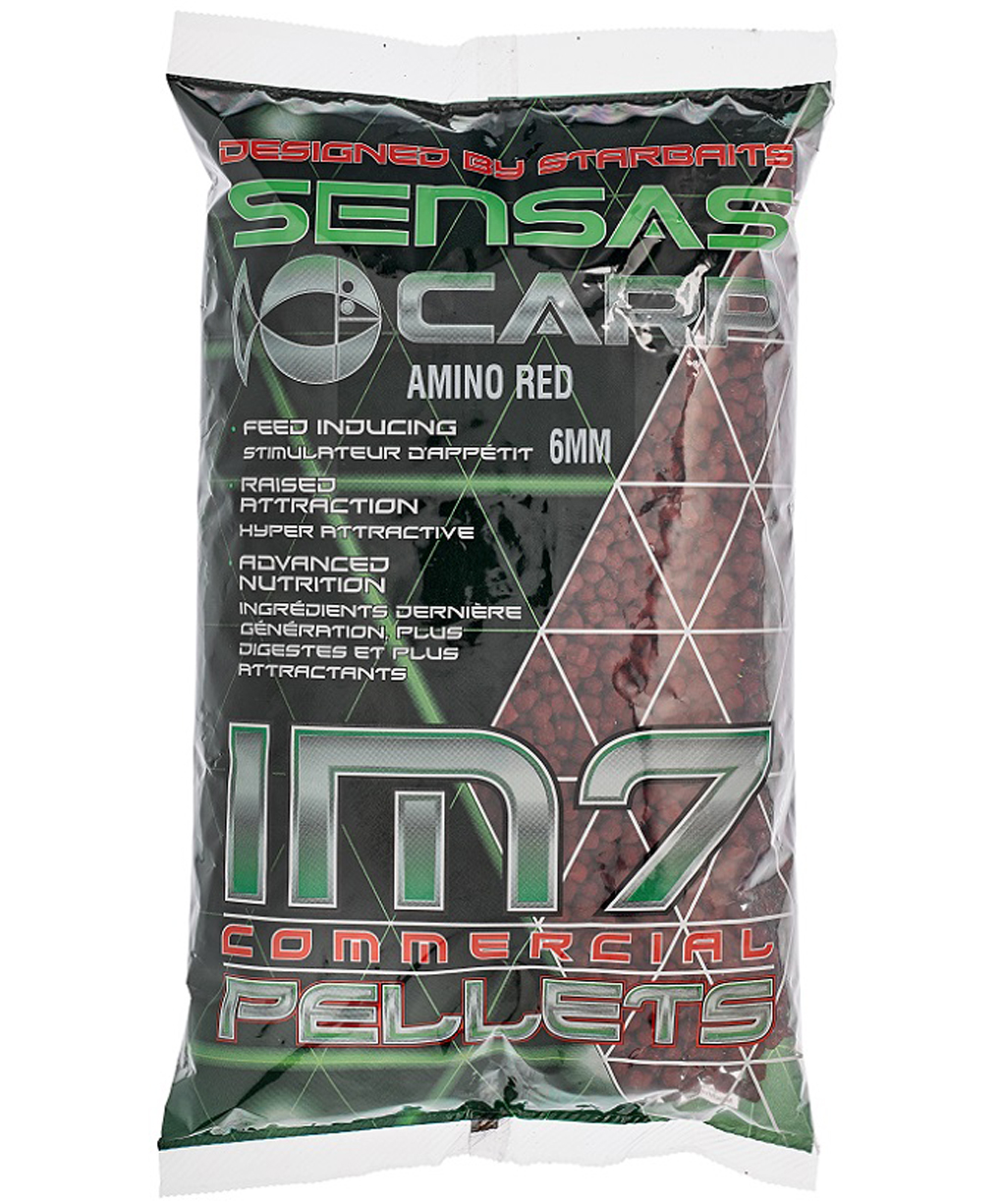 Pelety SENSAS IM7 Pellets Extrudes Amino Red mini | OKfish.sk
