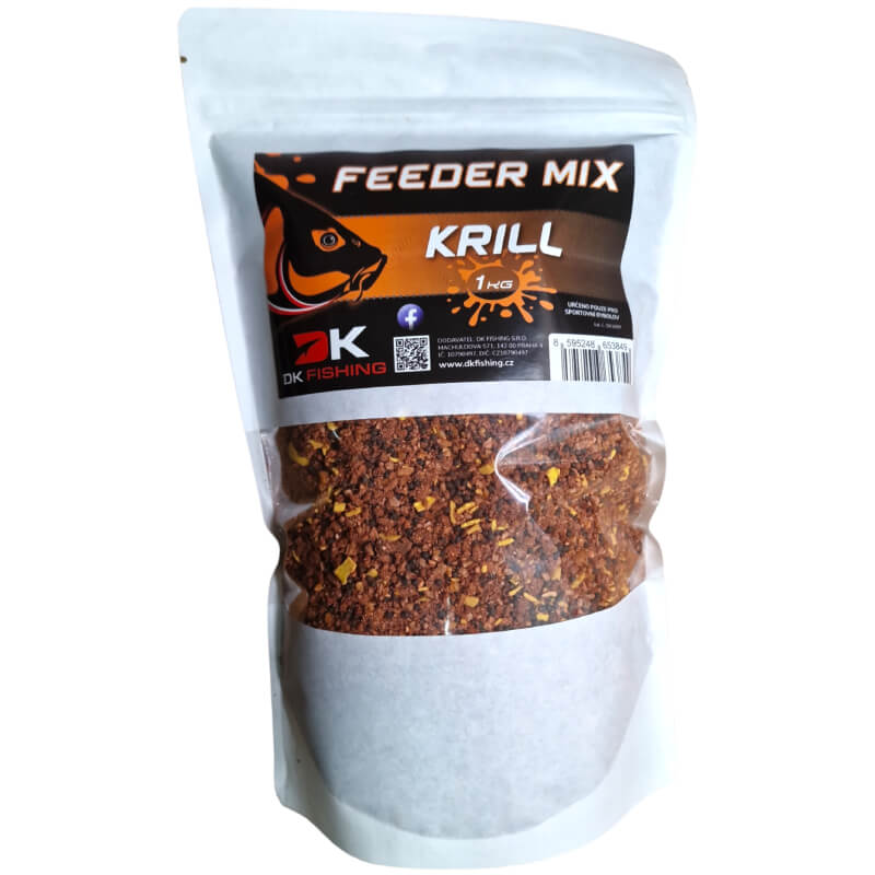 Vlhčené krmivo DK FISHING Feeder Mix, Krill | OKfish.sk