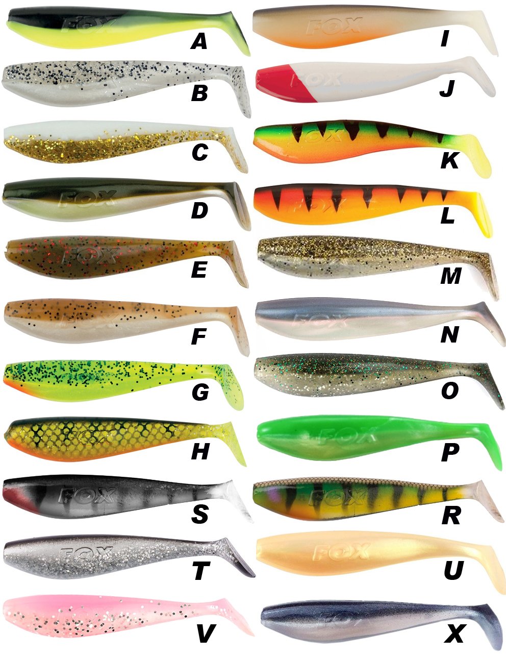 Kopyto FOX Zander Pro Shad Bulk 12cm | OKfish.sk