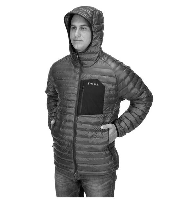 Bunda SIMMS ExStream Hooded Jacket Black | OKfish.cz, rybářské potřeby